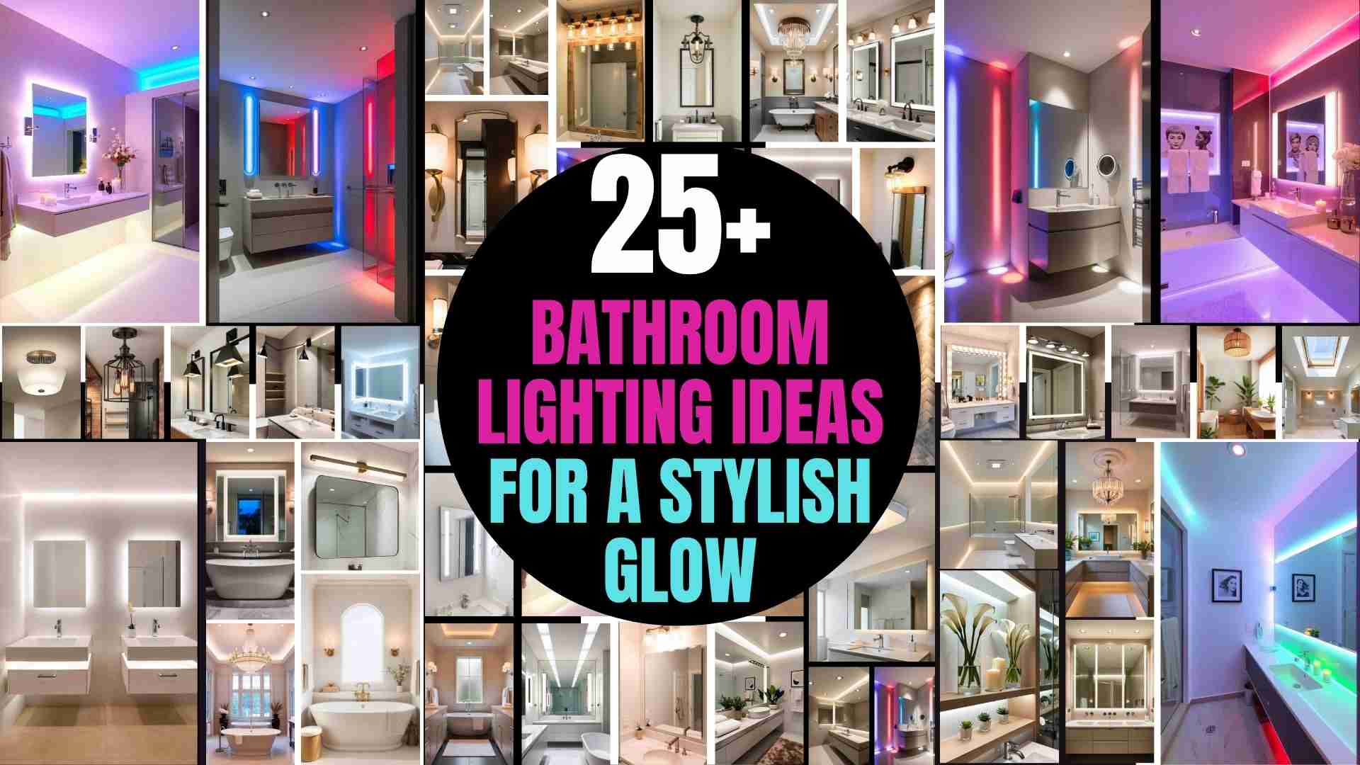 25+ Bathroom Lighting Ideas for a Stylish Glow