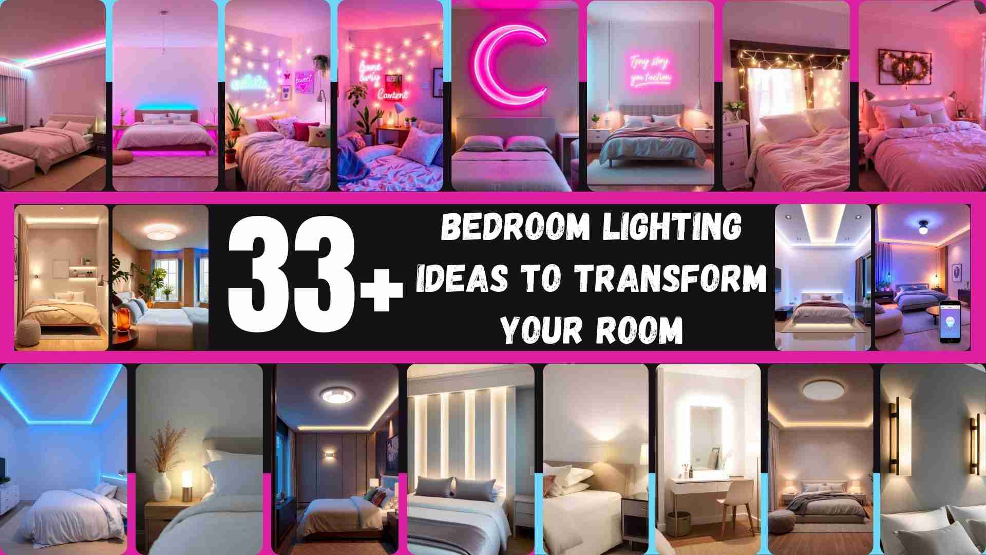 33+ Bedroom Lighting Ideas to Transform Your Room