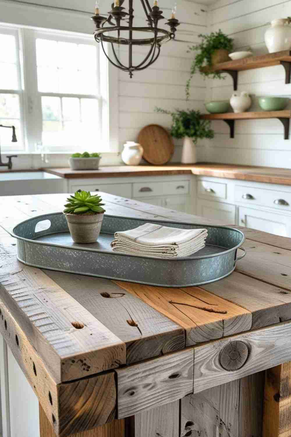 12+ Vintage Farmhouse Kitchen Island Ideas to Love
