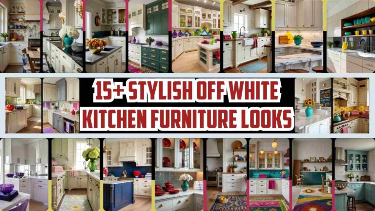15+ Stylish Off White Kitchen Furniture Looks