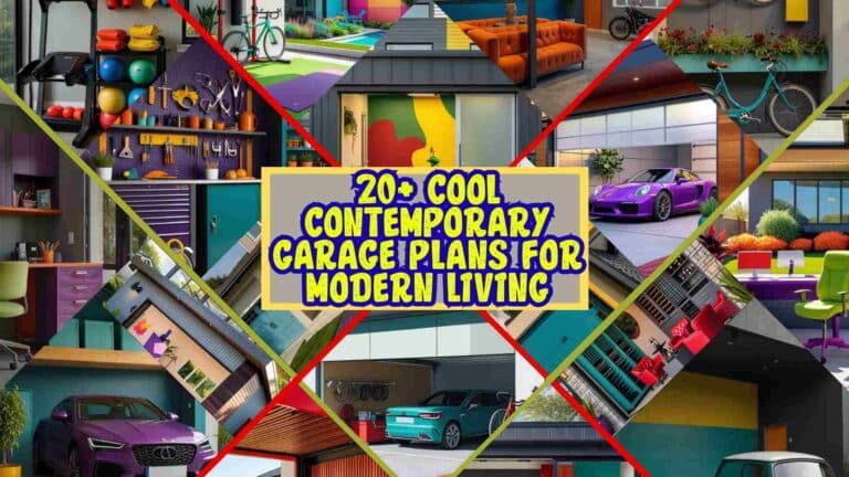 20+ Cool Contemporary Garage Plans for Modern Living