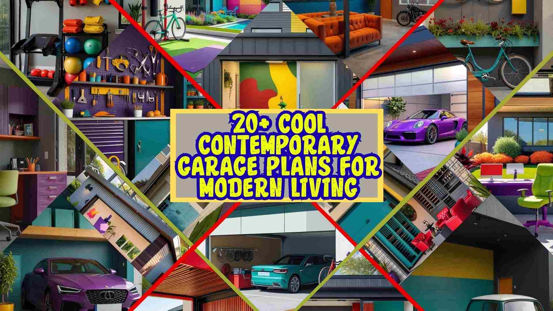 20+ Cool Contemporary Garage Plans for Modern Living